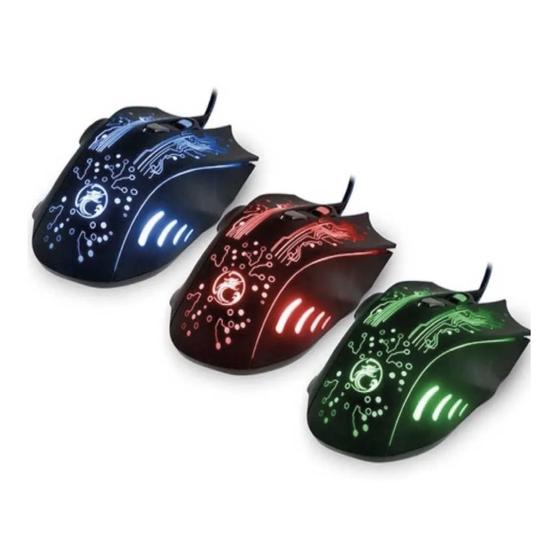 Mouse Gamer 7 Cores De Led Usb Ley-x9 - Lehmox - Mouse Gamer - Magazine ...
