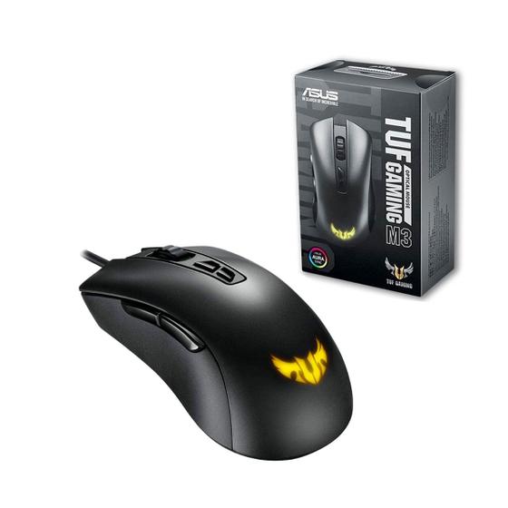 Mouse Gamer Asus TUF Gaming M3, USB, 7000 DPI, 7 Botões, AURA Sync RGB ...