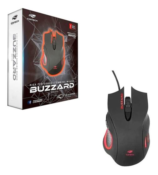 Mouse Gamer Buzzard Usb 3200dpi Led C3 Tech Mg-110bk Preto - c3tech ...