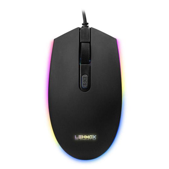 Mouse Gamer C/ Fio RGB GT-M3 Lehmox - Mouse Gamer - Magazine Luiza