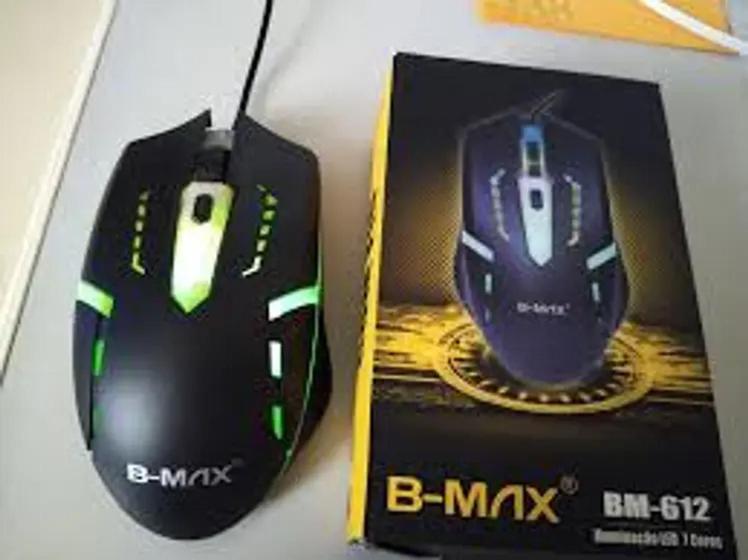 Mouse Gamer com Fio B-Max com Iluminação Led 7 Cores COMPATIVEL COM PC ...