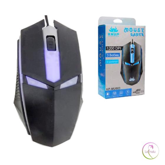 Mouse Gamer com Fio USB KNUP KP-MU003 1200 DPI - Mouse Gamer - Magazine ...