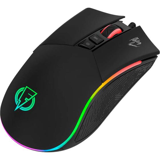 Mouse Gamer Elg Flakes Power Epic FLKM001 - com Fio - 4800DPI - 7 ...