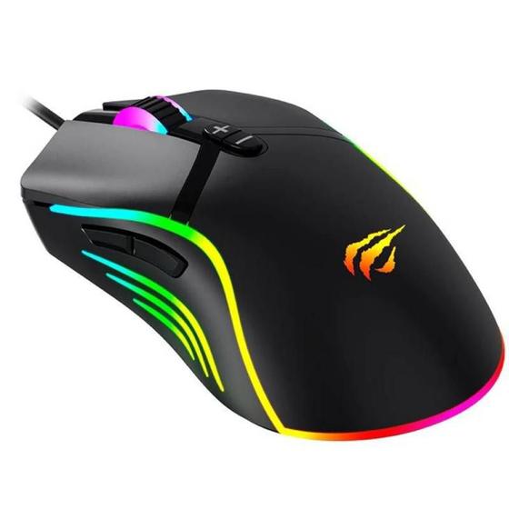 Mouse Gamer Havit MS1026 RGB USB - Preto - Mouse Gamer - Magazine Luiza