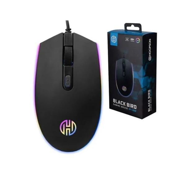 Mouse Gamer Hoopson Black Bird RGB GT-1200 - Mouse Gamer - Magazine Luiza