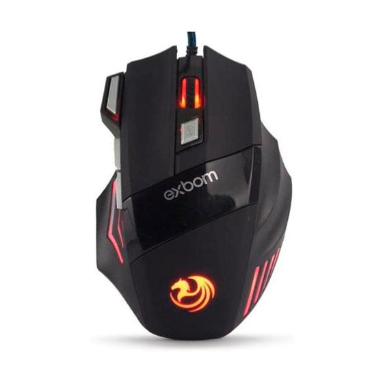 Mouse Gamer Hoopson Nexus Rgb, 7200 Dpi, 9 Botoes, Black, Gt300+ - Mouse Gamer - Magazine Luiza