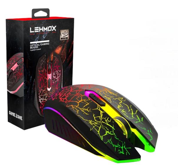 Mouse Gamer hyper Led RGB com fio usb 1200dpi Ajustável Mause GT-M8 ...