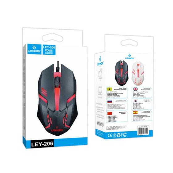 Mouse Gamer Lehmox Ley 206 - Mouse Gamer - Magazine Luiza