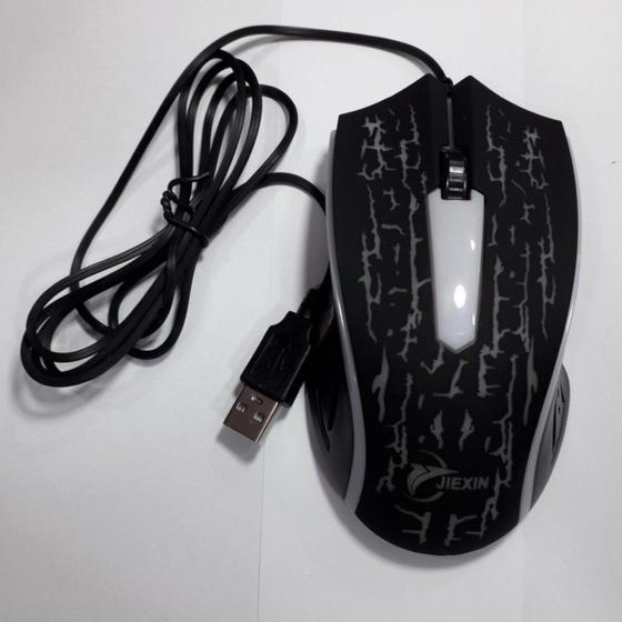 Mouse Gamer Optico Jiexin para Jogos USB 2.0 com Fio - Mouse Gamer ...