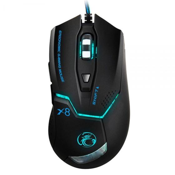 Mouse Gamer Profissional B-Max X8 Gaming (Preto) 6D / 3200DPI / E-sport - Mouse Gamer - Magazine ...