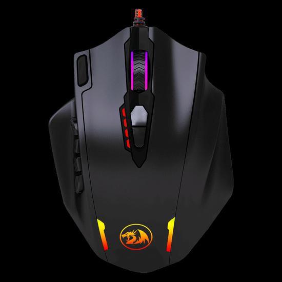 Mouse Gamer Redragon Impact M908 RGB 12400DPI - Preto - Mouse Gamer ...