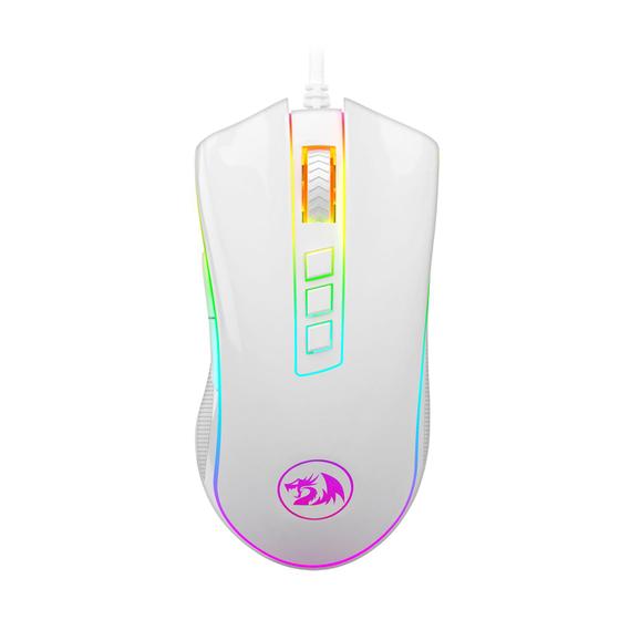 Mouse gamer redragon king cobra fps rgb lunar white m711w-fps - Mouse ...
