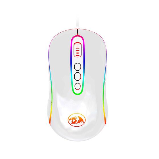 Mouse Gamer Redragon Phoenix 2 Lunar White RGB 10000 DPI Com Fio ...