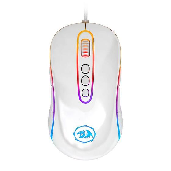 Mouse Gamer Redragon Phoenix 2 Lunar White RGB Branco 10000DPI M702W-1 ...