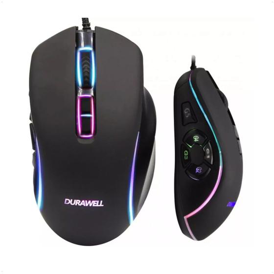 Mouse Gamer Rgb 3200 Dpi 10 Botões Dw-270 - Durawell - Mouse Gamer ...