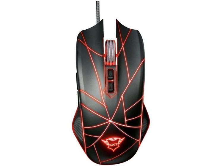 Mouse Gamer RGB Trust Óptico 4000DPI - 7 Botões GXT 160 Ture - Mouse ...