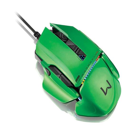 Mouse Gamer Warrior Multilaser Profissional 8 Botões 8200 DPI 54 ...