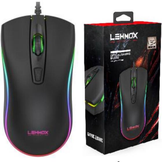 Mouse Lehmox Luz RGB GT-M6 - Mouse Gamer - Magazine Luiza