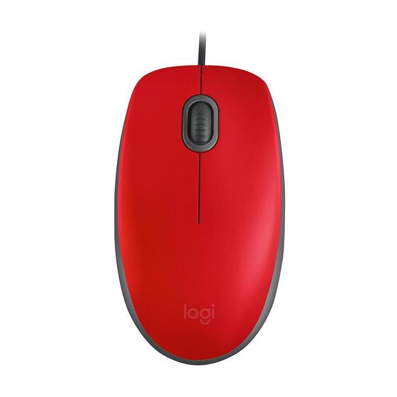 Mouse Logitech M110 Silent Red - Mouse - Magazine Luiza
