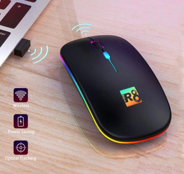 Mouse Luminoso Recarregável Para Tablet Samsung Galaxy Tab A7 T500 ...