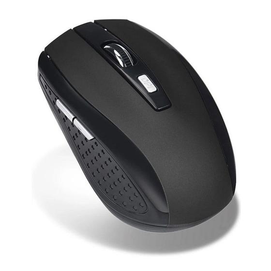 Mouse Óptico 6 Botôes 2400 DPI Sem Fio Conector Mini USB - KeM - Mouse ...