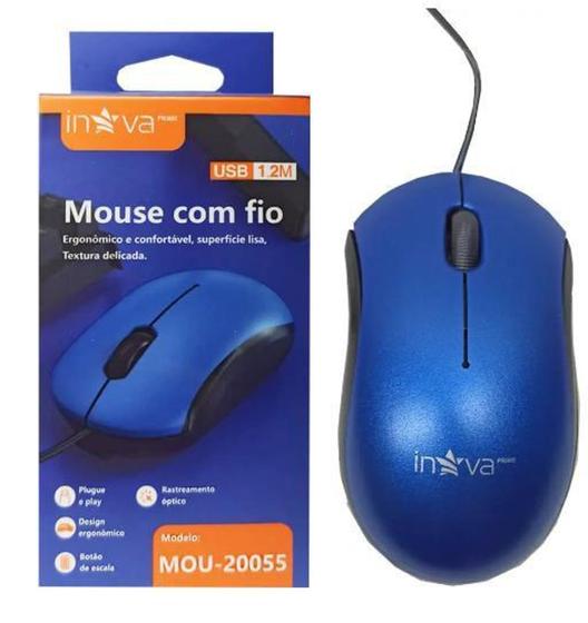 MOUSE OPTICO COM FIO MOU20056 (7899085584658) Mou-20056 Cores - Inova ...