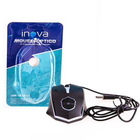 Mouse Optico Inova Mou-7095 Com Fio - Mouse - Magazine Luiza