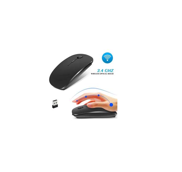 Mouse Óptico Preto Slin USB Wireless Ultra Fino - DG - Mouse - Magazine ...