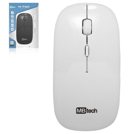 Mouse optico sem fio com receptor usb 4d preto - MBTECH - Mouse ...