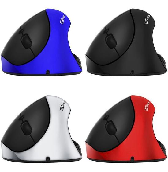 Mouse Óptico Vertical Ergonômico Sem Fio Previne Tendinite - MBTech ...