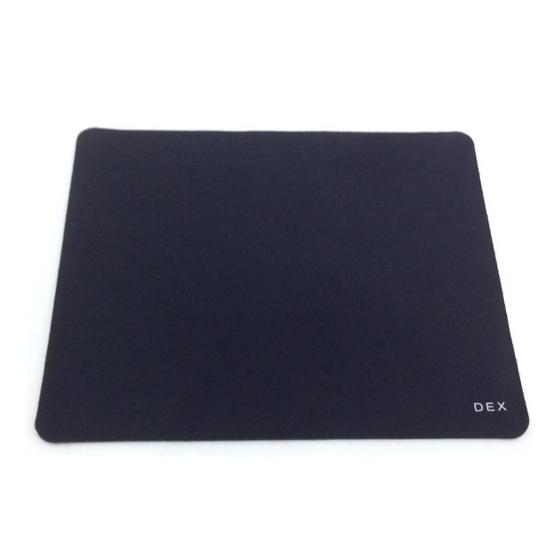 Mouse Pad Antiderrapante 22x18cm Apoio de Mouse Preto - DEX - Mouse Pad - Magazine Luiza