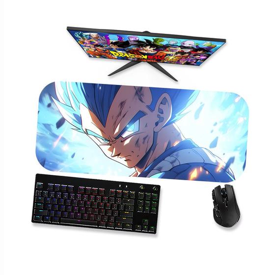 Mouse pad Dragon Ball Anime - Vegeta Blue 1 - Mousepad Gamer 90x40 ...
