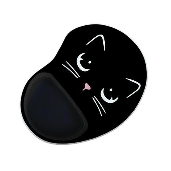 Mouse Pad Ergonomico Gota Gato Preto - Maluco por Caneca - Mouse Pad ...