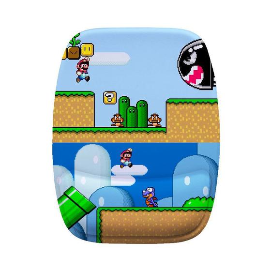 Mouse Pad Ergonomico Super Mario Nostalgia Fase - Personalize do seu ...