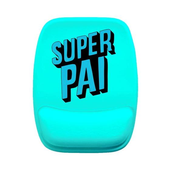 Mouse Pad Ergonomico Super Pai Azul Escrita - Maluco por Caneca - Mouse ...
