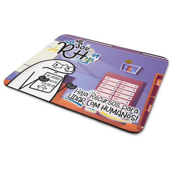 Mouse Pad Flork Profissões - Sou Recursos Humanos - JPS INFO - Mouse ...