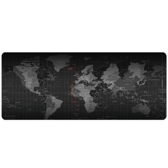Mouse Pad Gamer Modelo Mapa do Mundo - EXBOM - Mouse Pad Gamer ...