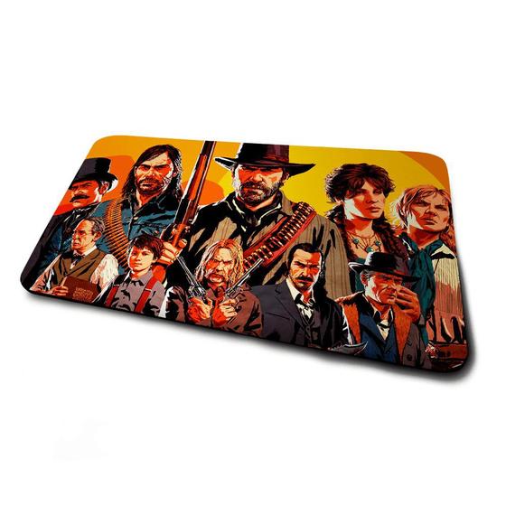 Mouse Pad Gamer Red Dead Redemption 2 Personagens - Império da ...
