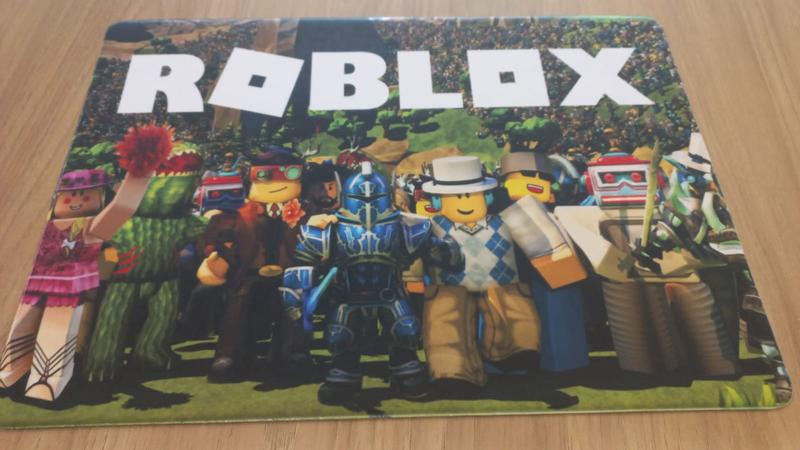 Mouse Pad Gamer Retangular Estampa Roblox - Moas - Mouse Pad Gamer ...