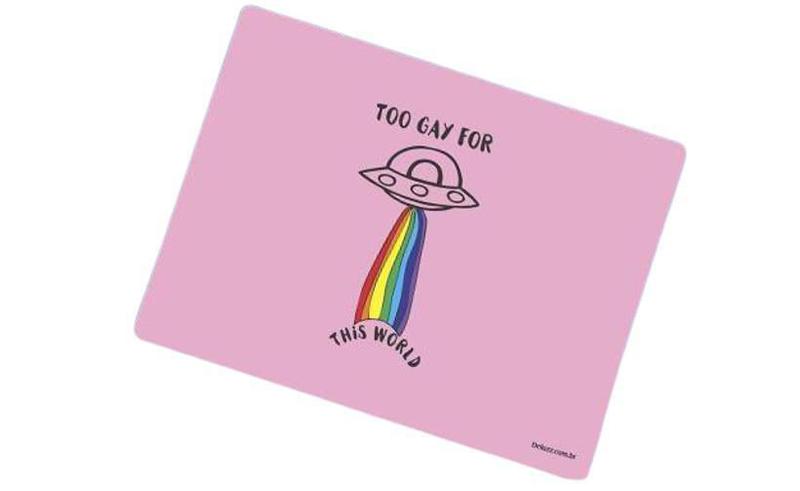 Mouse Pad Grande Personalizado Lgbt, To Gay For Lgbt - Deluzz - Mouse ...