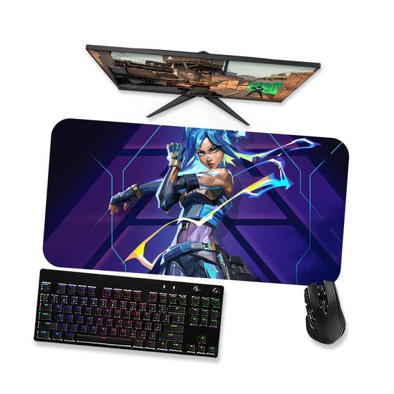 Mouse pad NEON 1 Valorant - Mousepad Gamer 90x40 80x40 60x40 70x30 ...