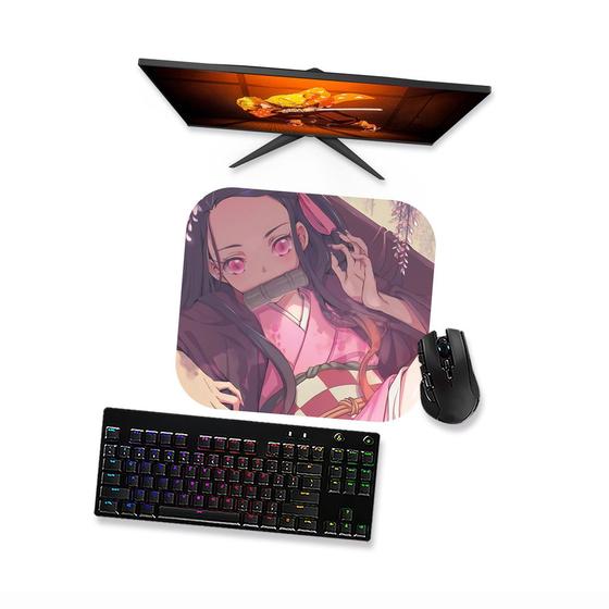Mouse pad Nezuko Kamado 1 Demon Slayer Anime - Mousepad Gamer 90x40 ...