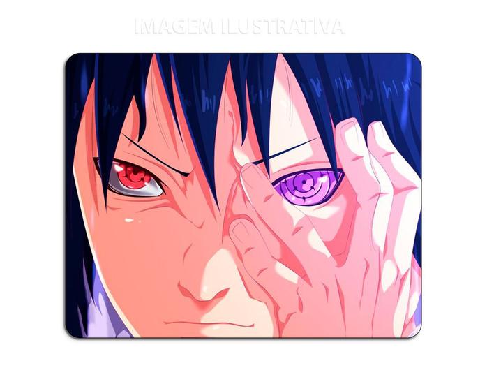 Mouse Pad Personalizado - Sasuke com Sharingan e Rinnegan - Pomps Geek ...