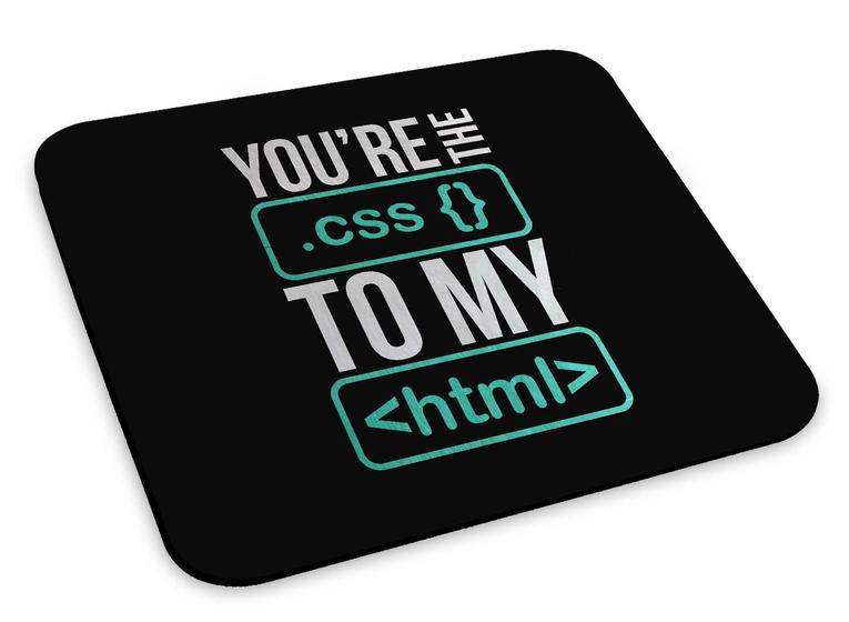 Mouse Pad Programador Css E Html Namorados Amor - Estudio ZS - Mouse ...