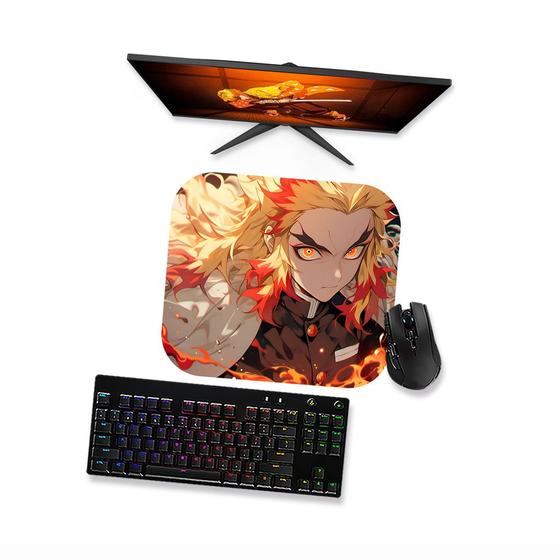 Mouse pad Rengoku 5 Demon Slayer Anime - Mousepad Gamer 90x40 80x40 ...