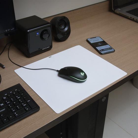 Mouse Pad Rigid - Rígido Cama -Sofá Alumínio 30x35 Cm-Branco - Maxx ...