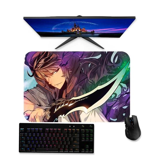 Mouse pad Solo Leveling Jin Woo 1 Anime - Mousepad Gamer 90x40 80x40 ...
