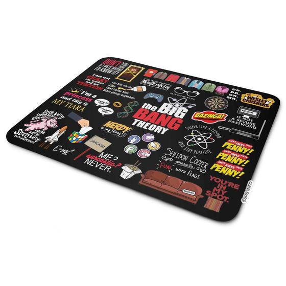 Mouse Pad The Big Bang Theory - Icons Moments - JPS INFO - Mouse Pad ...