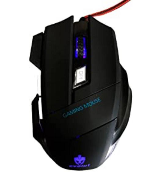 Mouse Pc Gamer Evolut Predator Eg-103rb Rgb Dpi Ajustável - Mouse Gamer ...