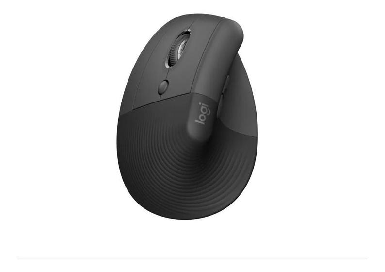 Mouse Sem Fio Ergonômico Lift Canhoto Cinza Escuro Logitech - IMP ...